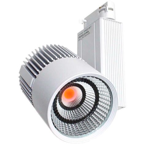 Spot de piste monophasé CRONOLUX CREE led chip, blanc 35W, PINK