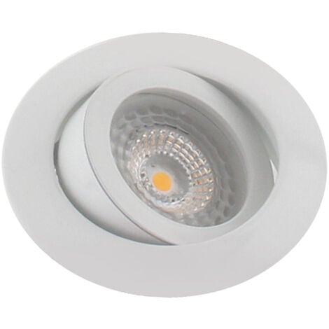 Spot rond réglable Blanc