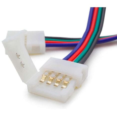 Câble de connexion directe pour bande LED RVB double (4 broches)