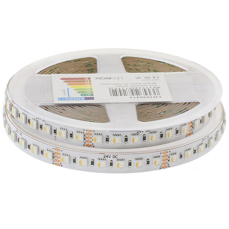 OSRAM SMD5050 Bande LED, RVB+W, DC24V, 5m (96Led/m 4 en 1), 115W,