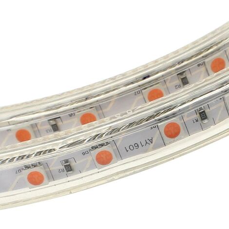Bande LED 220V SMD5050, 60Led/m, bobine de 50 mètres, PINK,