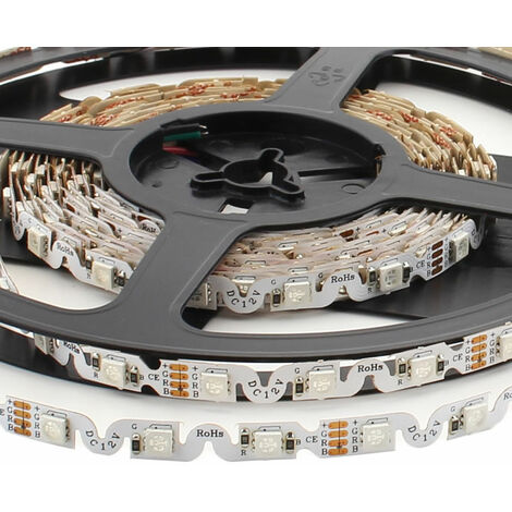 Bande Contour LED SMD5050, RVB, DC12V, 5m, (48Led/m), 55W, IP20,
