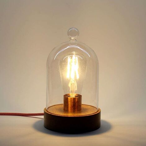 Spot décoratif LED BELL JAR 210, 6W, dimmable, Blanc chaud 2700K,