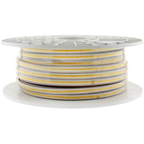 Bande LED 220V COB, 640Led/m, 15W/m, 12,5cm de coupe, 1 mètre.