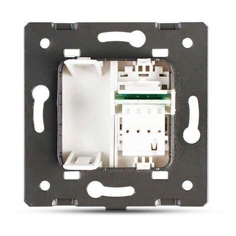 Connecteur téléphonique RJ11 doré pour mécanisme encastré