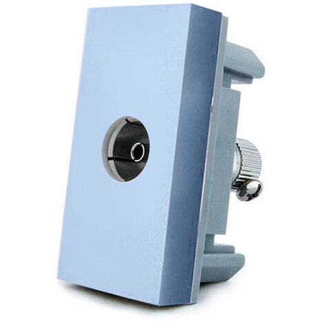 Connecteur TV bleu pour mécanisme encastré