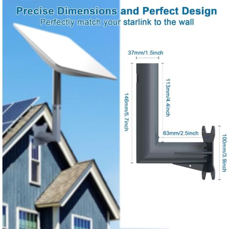 Support Starlink, kit de montage Starlink pour kit Internet Starlink ...