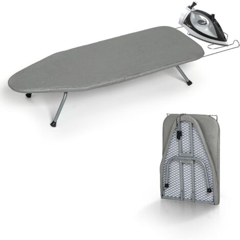 Table à repasser pliante en métal avec support en fer, petite planche à ...