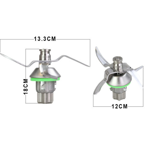 Lame de mélange en acier inoxydable pour robot culinaire Vorwerk Thermomix TM5 TM6