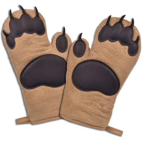 Mitaines de Four Mitaines de Four Ours Mignon, Mitaines de Cuisine en ...