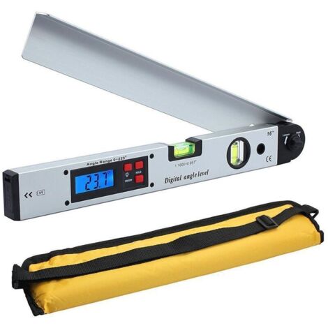 Righello angolare con display digitale da 1-225°/400 mm/16 pollici ...