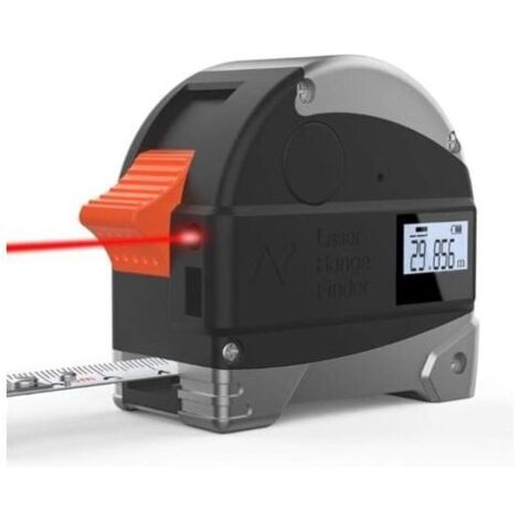 in 1 Righello di misurazione Misuratore di distanza laser digitale 30m ...