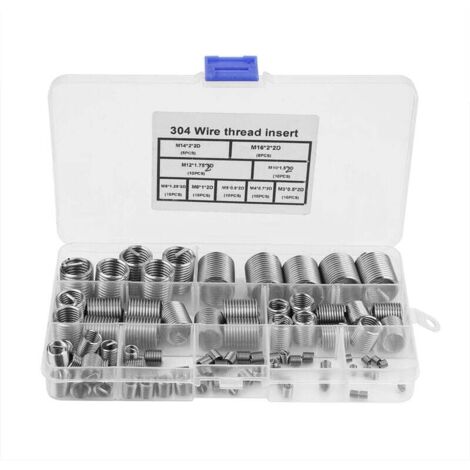 80 inserti filettati elicoidali in acciaio inossidabile SS304 M3-M14 YMYNY