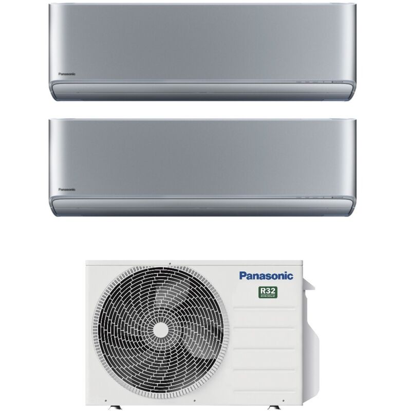 Panasonic Dual Split Inverter-Klimagerät Serie Etherea Silver 9+9 mit ...