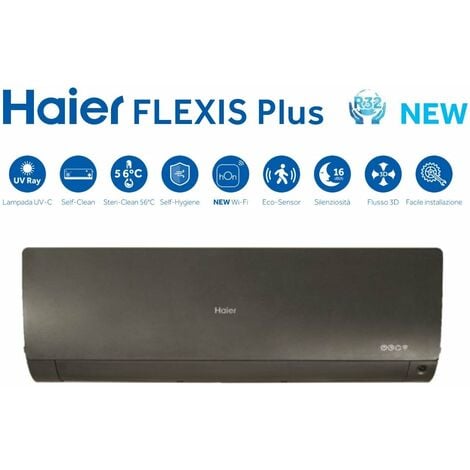 Haier Quadri Split Inverter Klimagerät Serie FLEXIS PLUS BLACK 7+7+7 ...