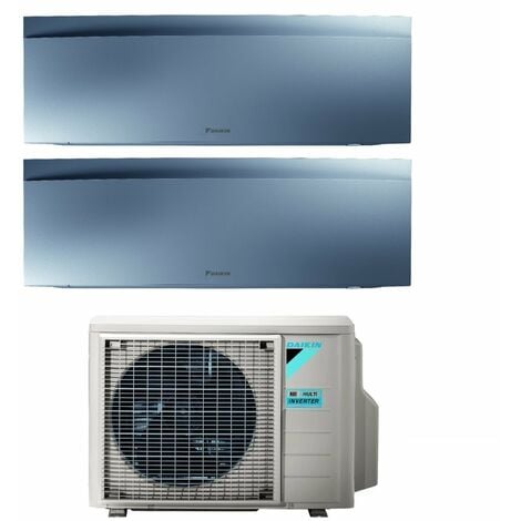 Daikin Bluevolution Dual Split Inverter Klimagerät Serie EMURA SILVER III 9+12 mit 2MXM68N R-32 ...