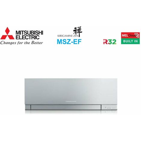 Mitsubishi Electric Dual Split Inverter Klimagerät Serie KIRIGAMINE ZEN SILVER MSZ-EF 12+18 mit ...