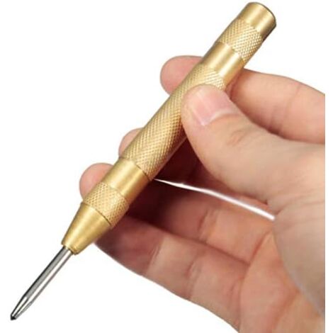 2er-Set automatischer Stanzer für Metall oder Holz (golden)