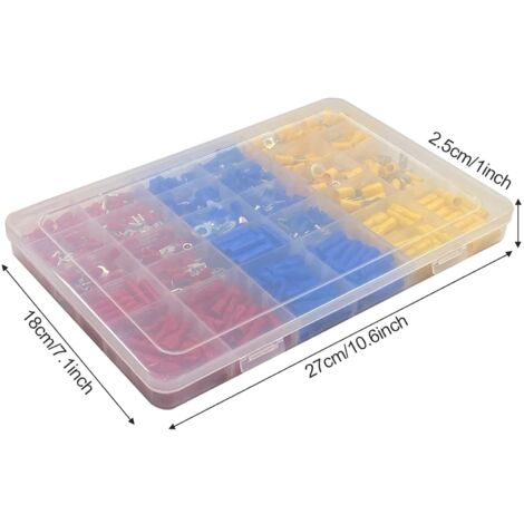 480 Stück 30 Arten elektrische Crimpanschlüsse, elektrische ...