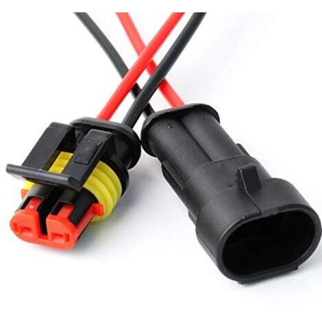 2 Polige Steckverbinder Wasserdicht