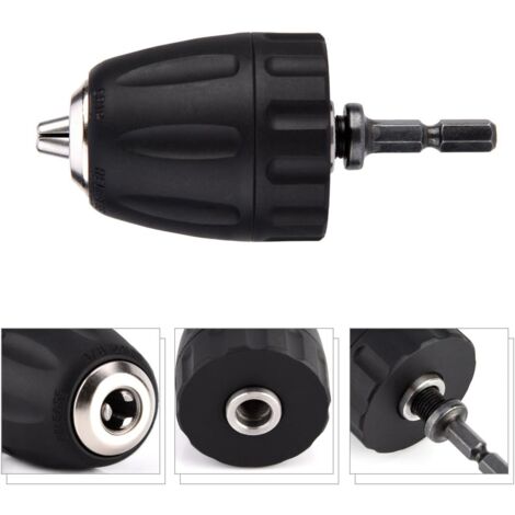 Schraubendreher-Bohrfutter, 0,8-10 mm 3/8"-24UNF Schnellspannbohrfutter ...