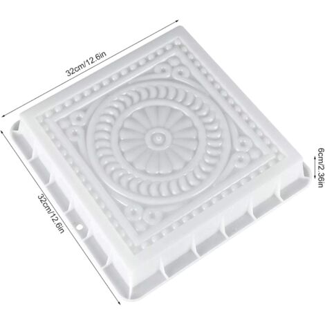 DIY-Betonform, Wegform, Kunststoff, Beton, Garten, Gehweg, Rasen ...