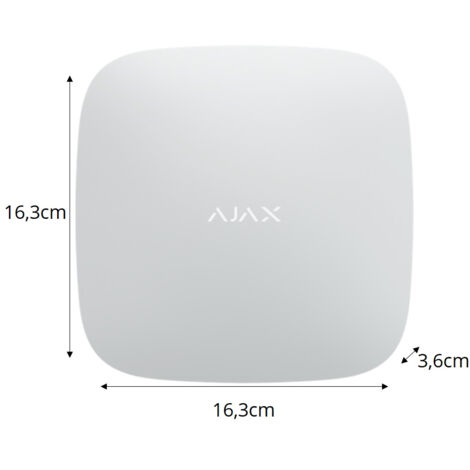 Ajax Centrale d'alarme professionnelle AJ-HUB2PLUS-B