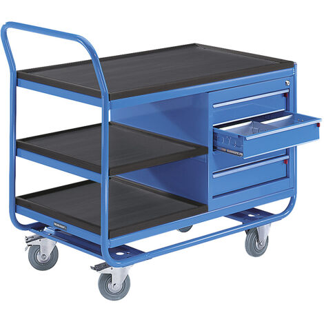 eurokraft pro, Chariot industriel à plateaux, 3 plateaux, 1