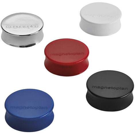 magnetoplan, Plot magnétique Ergo, Ø 34 mm, lot de 50, jaune