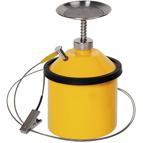 FALCON, Bidon humecteur, tôle d'acier jaune, capacité 2,5 l