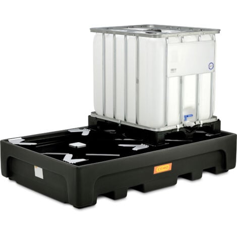 CEMO, Cuve de rétention en PE pour cubitainers IBC/KTC, pour 2