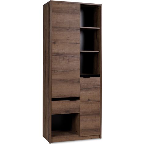 KONSIMO MERO Regal, Dunkelbraun