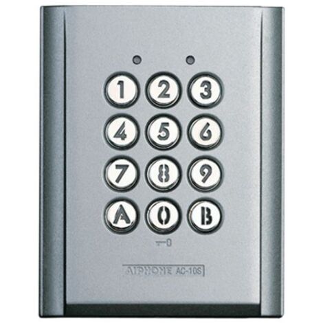 Clavier AIPHONE AC10S saillie 100 codes et 2 relais