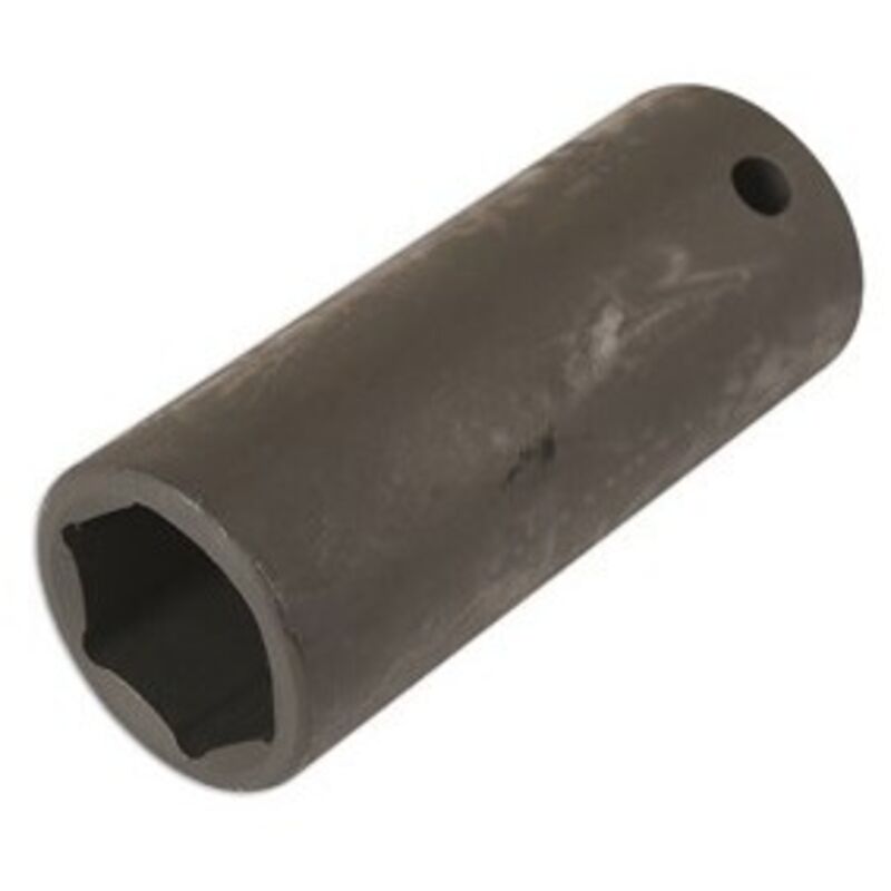 Laser Tools 22mm Deep Impact Socket 1/2""D Black Phosphate Finish 1716