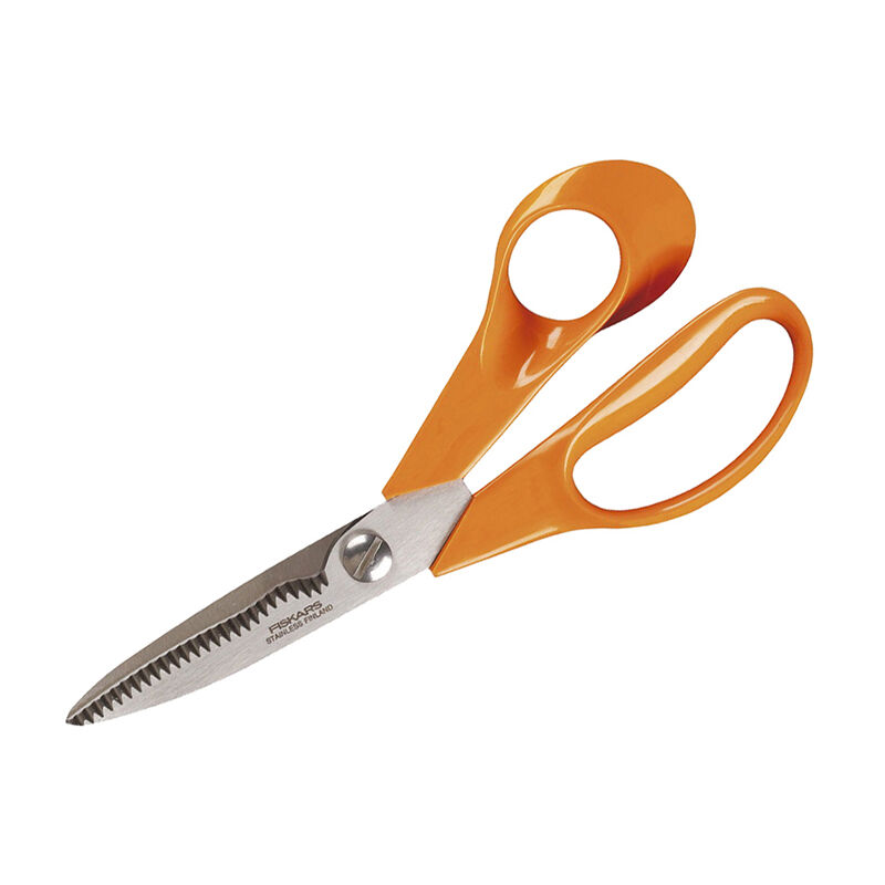 Fiskars Universal Garden Scissors 180mm 7in Serrated Stainless Steel ...