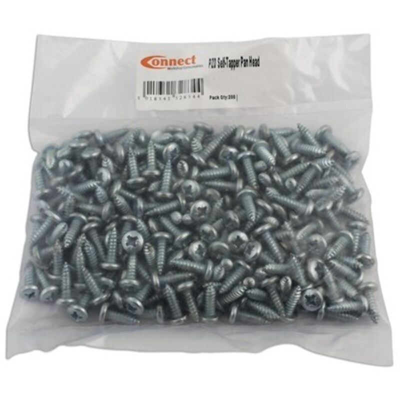 Connect Pozi Pan Head Self Tapper No.8 x 3/4"" 200pc 32824