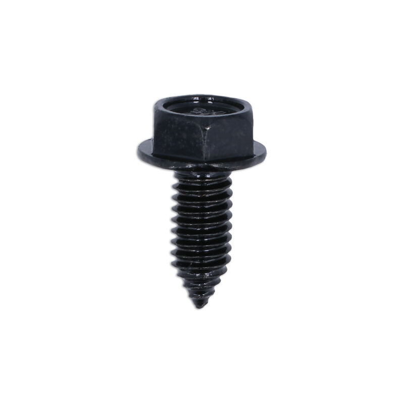 Connect Black Hex-Head Body Screw with Washer - Universal 50pc 36431