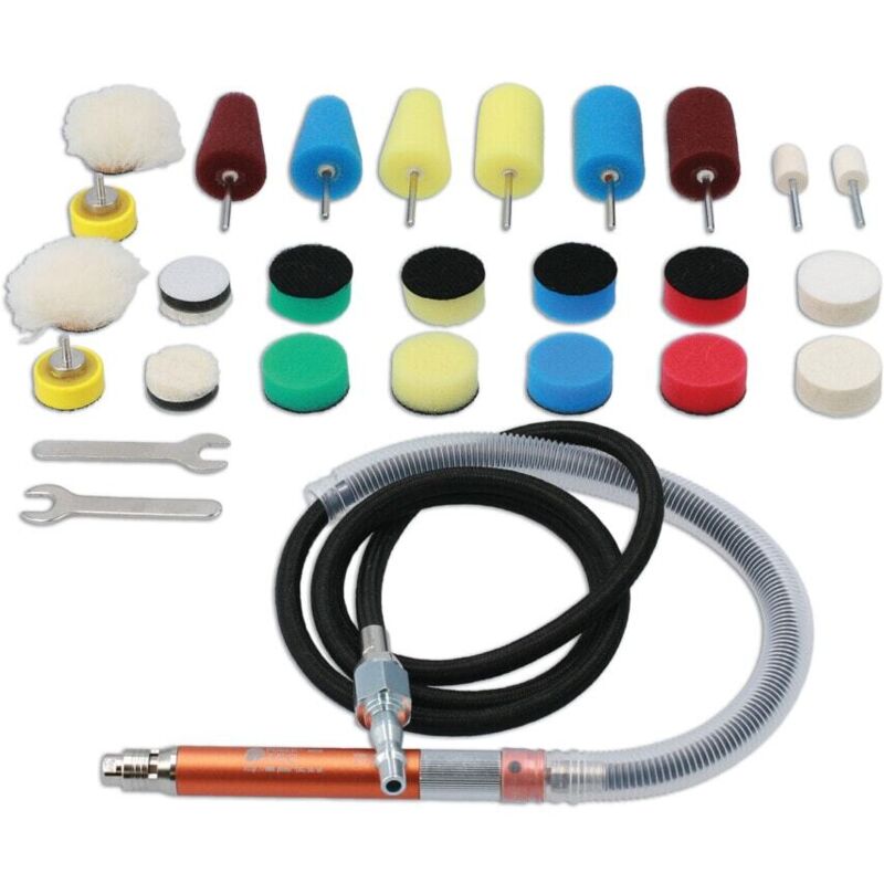 Power-TEC Pneumatic Detail Polishing Tool Kit 92559