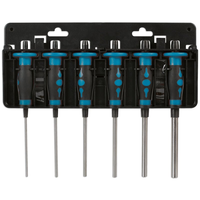 Laser Tools Parallel Pin Punch Set, Long 6pc 7328