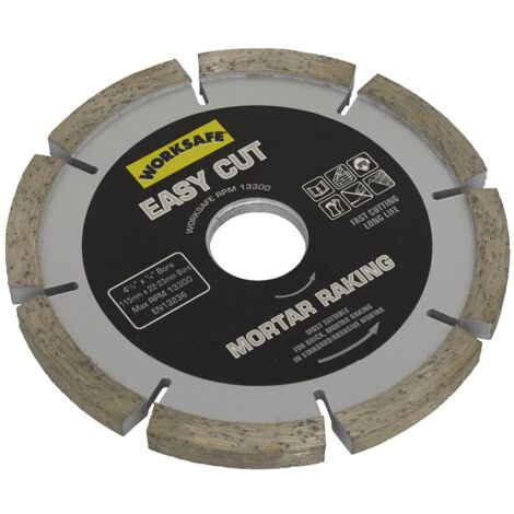 Sealey Easy Cut Diamond Blade 115 x 22mm - Mortar Raker WDEC1156MR