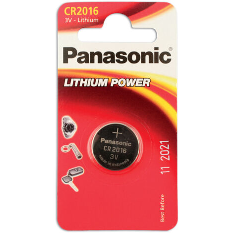 Connect Panasonic Coin Cell Battery CR2016 3V 1pc x 12 30661