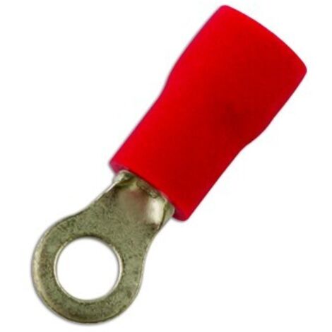 Connect Red Ring Terminal 3.2mm 100pc 30142