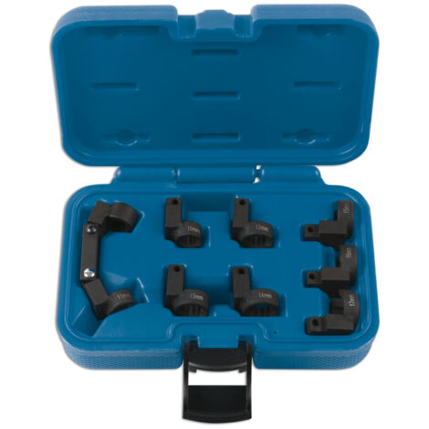 Laser Tools Metric Flexi Fuel Line Socket Set 3/8""D Spring Loaded ...