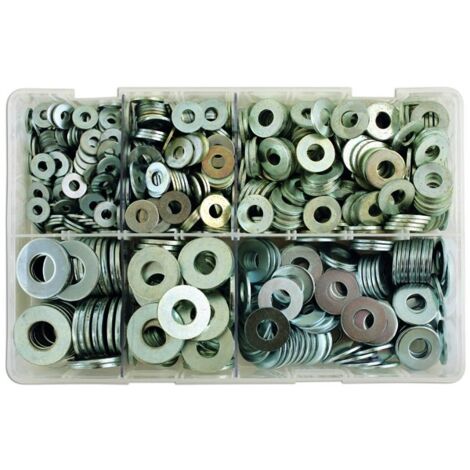 Connect Assorted Imperial Table 4 Flat Washers 800pc 31865