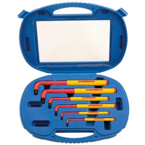 Laser Tools Extra Long Insulated Hex Key Set 6pc 5515