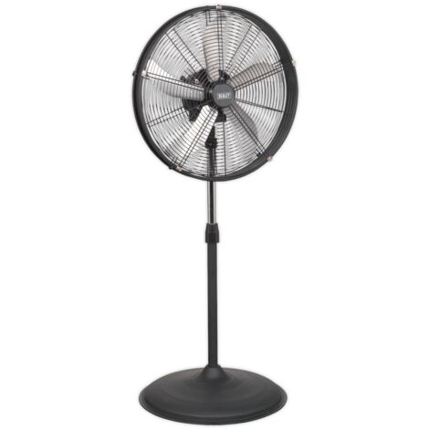 Sealey Industrial High Velocity Oscillating Pedestal Fan 20"" 230V HVF20PO