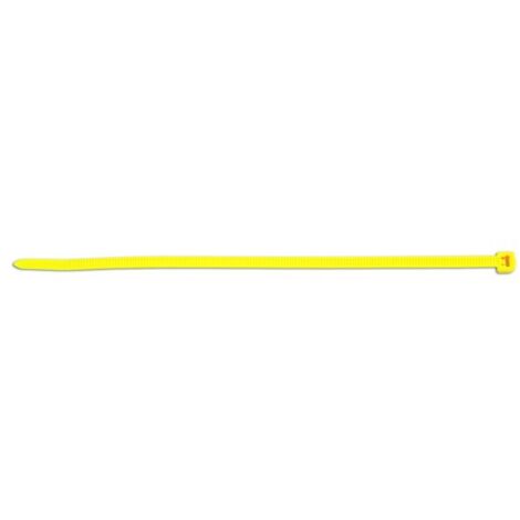 Connect Hellermann Yellow Cable Tie 200mm x 4.6mm 100pc 30297