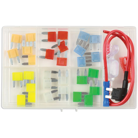 Connect Assorted Mini Blade Fuses 33pc 37526
