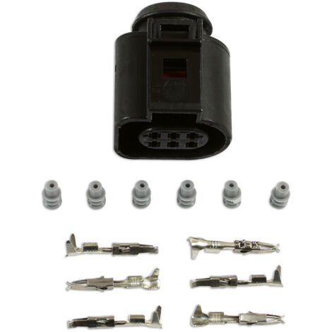 Connect VW Group Electrical Female Connectors 1.5mm 6 Pin Kit 65pc 37371