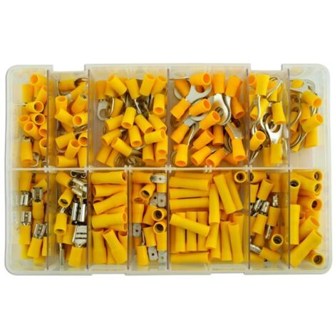 Connect Assorted Yellow Terminals Box 110pc 31852